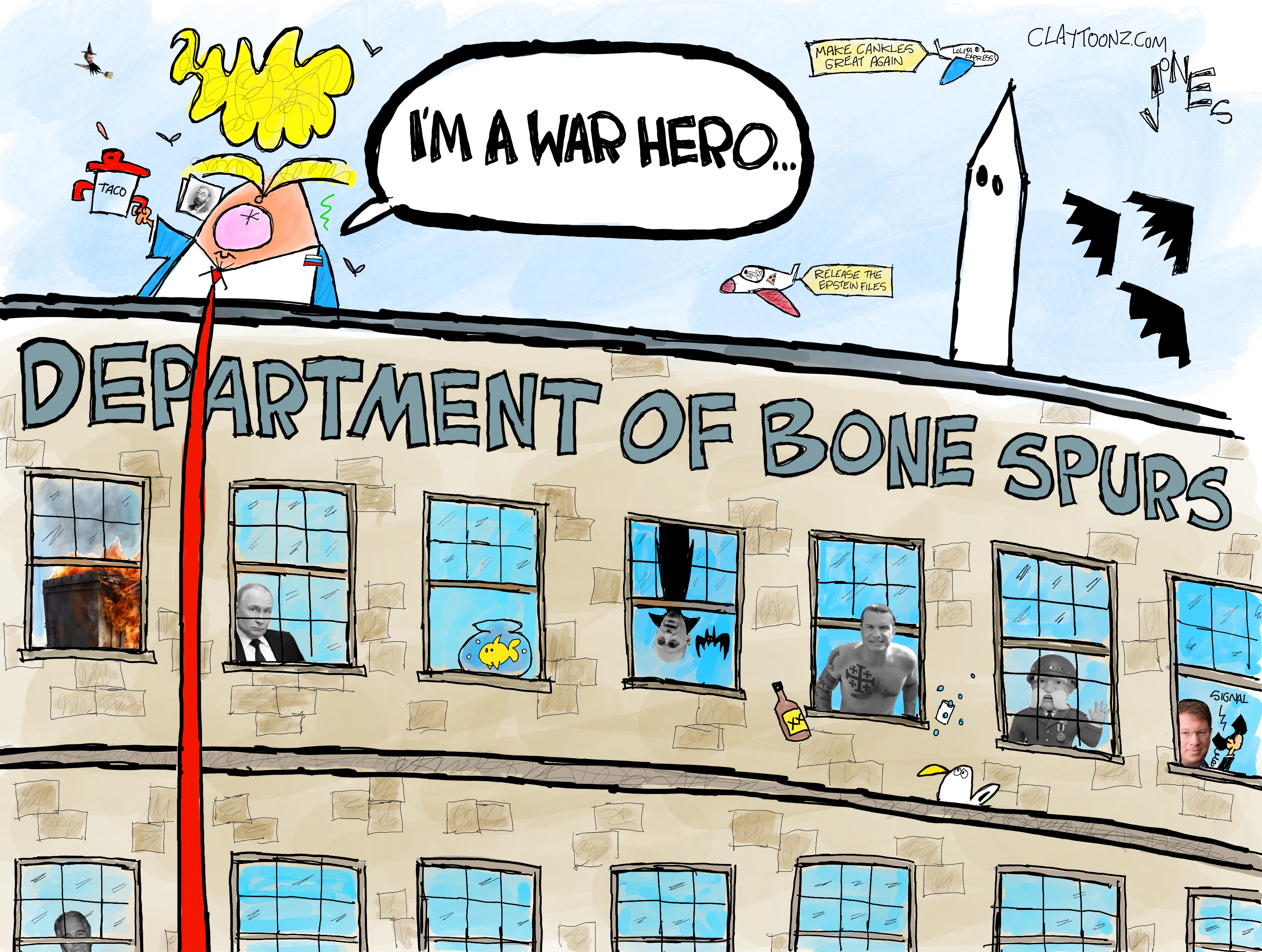 Department of Bone Spurs | Freepress.org