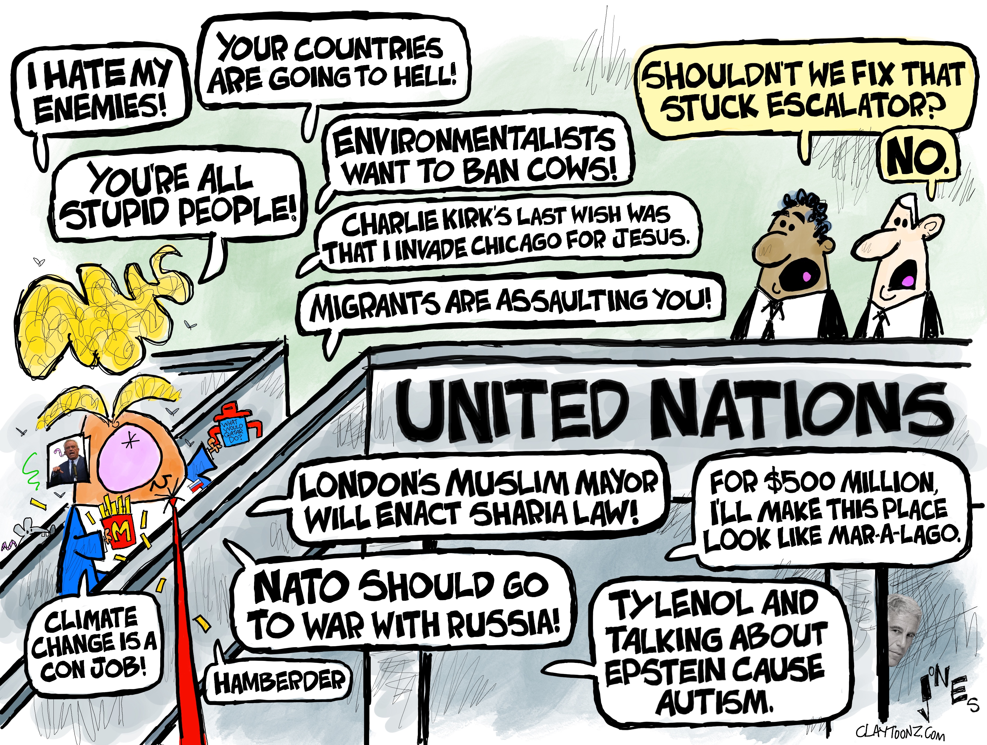 Hate On An Escalator | Freepress.org